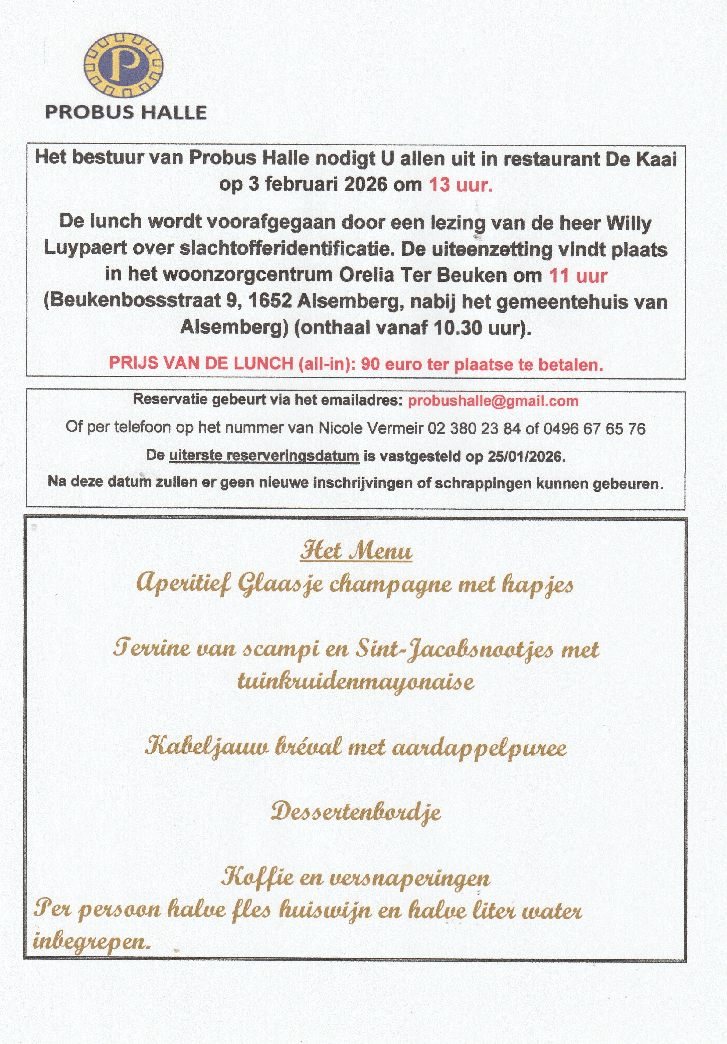 3 februari 2026 – Lezing van de heer Luypaert over ...